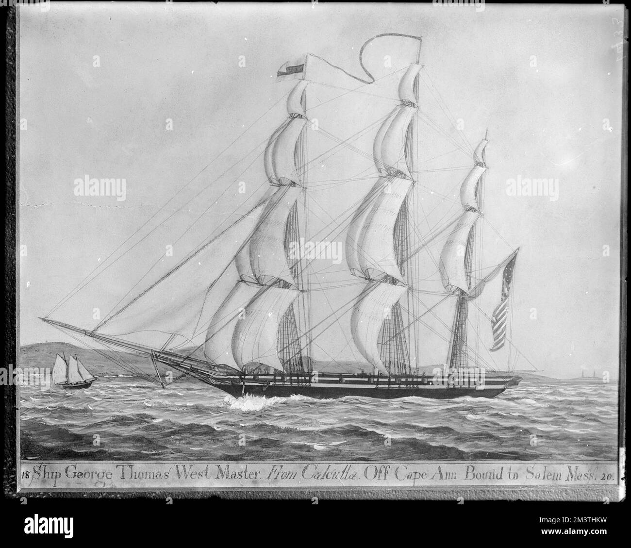 Shipping, ship 'George,' Thomas West, Master , Marines Visual works ...