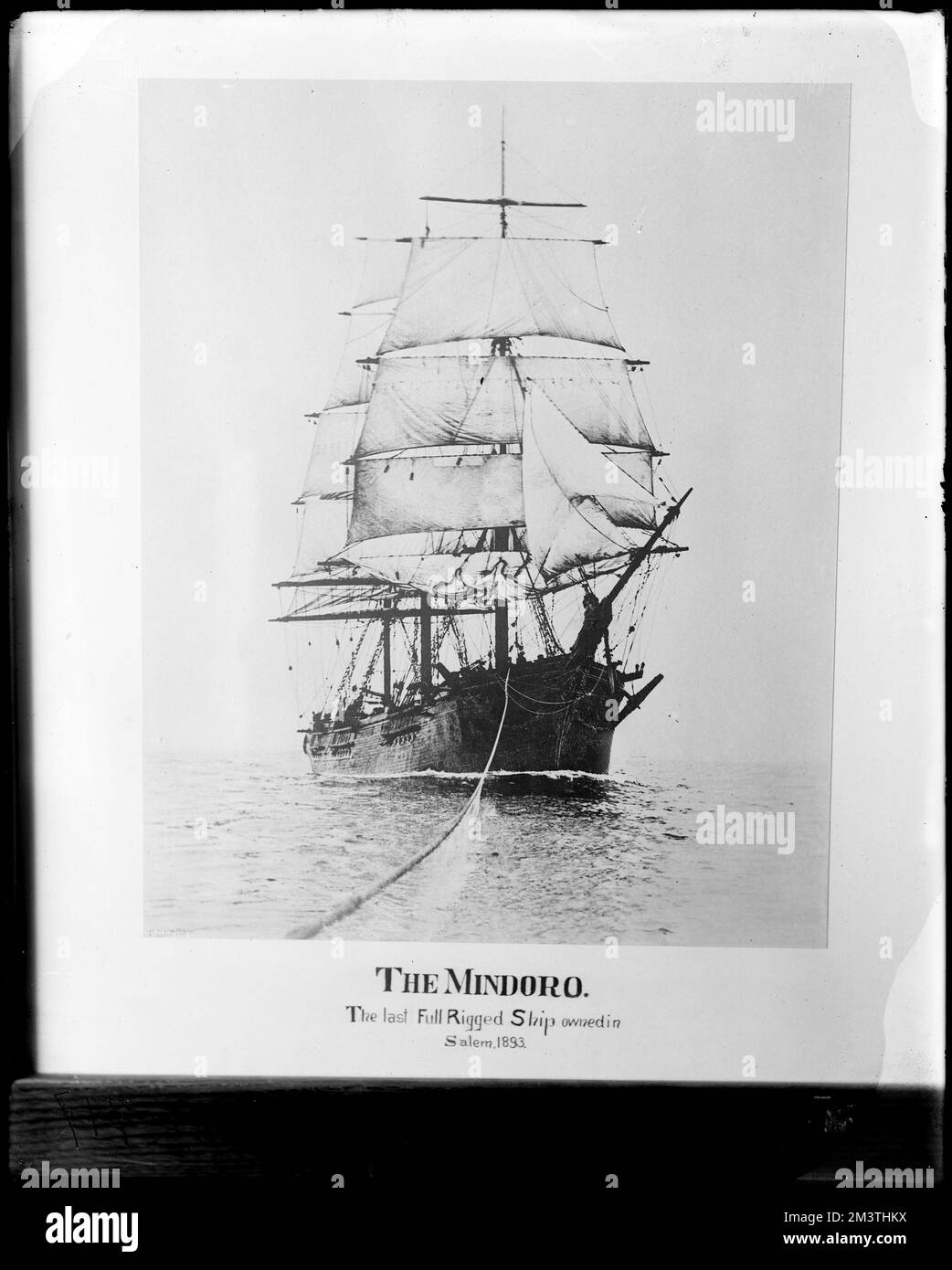 Shipping, ship Mindoro, last full rigged ship owned in Salem , Ships ...