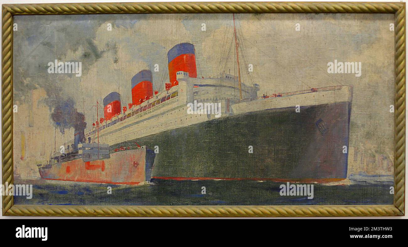 Ships Through the Ages: Ultra-Modern Liner - 'Queen Mary' , Ocean ...