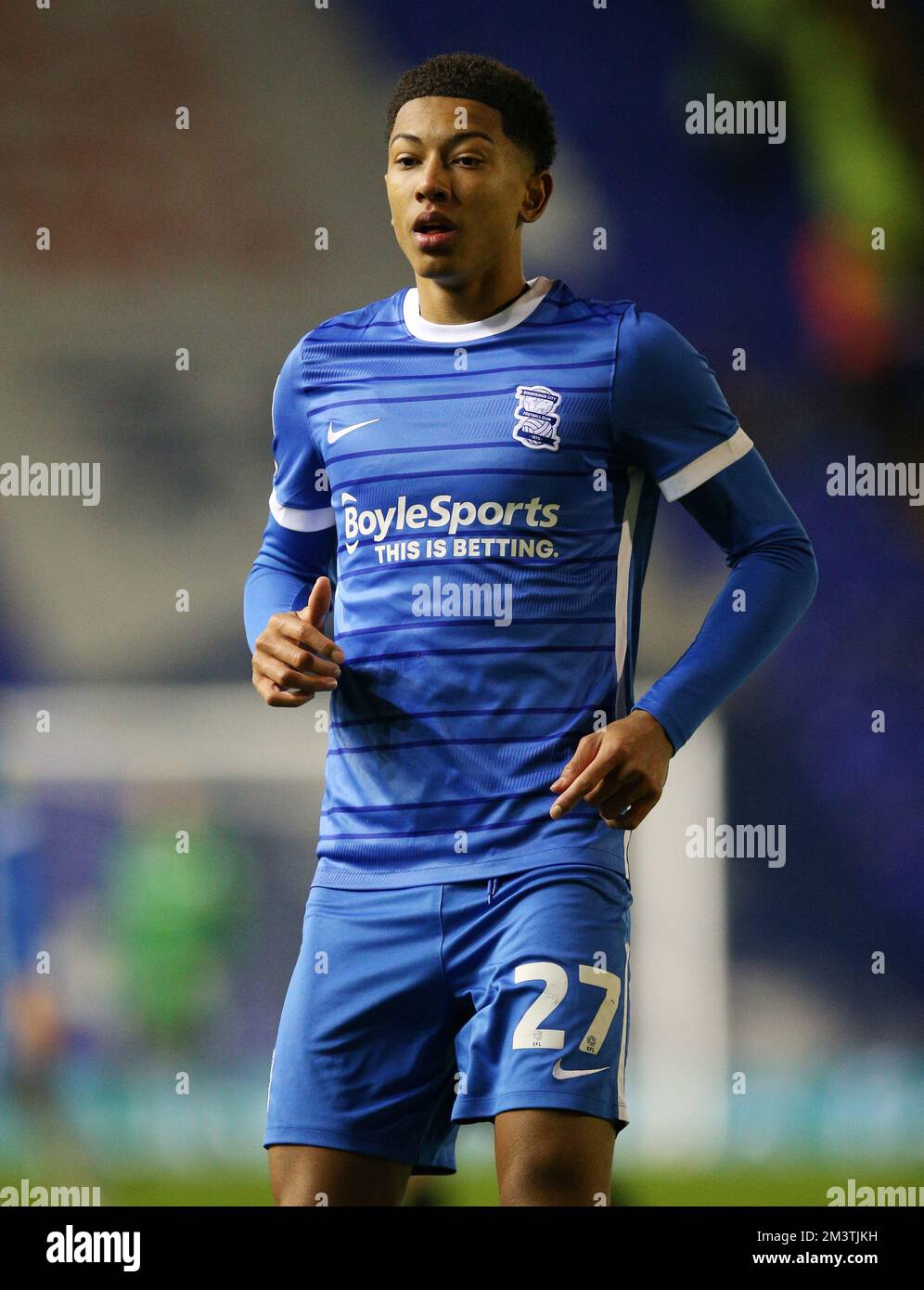 Birmingham City's Jobe Bellingham during the Sky Bet Championship match ...