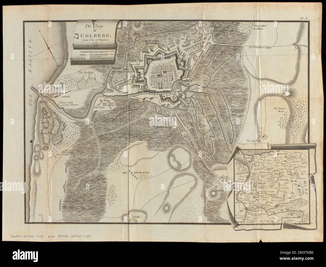 Kolobrzeg map hi-res stock photography and images - Alamy