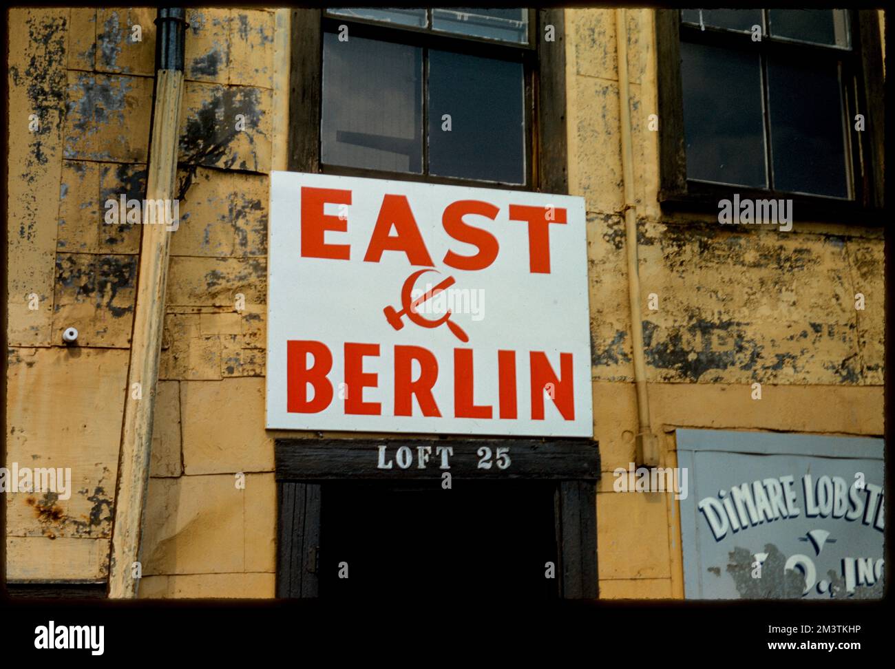 Sign reading 'East Berlin,' T Wharf, Boston , Signs Notices. Edmund L ...