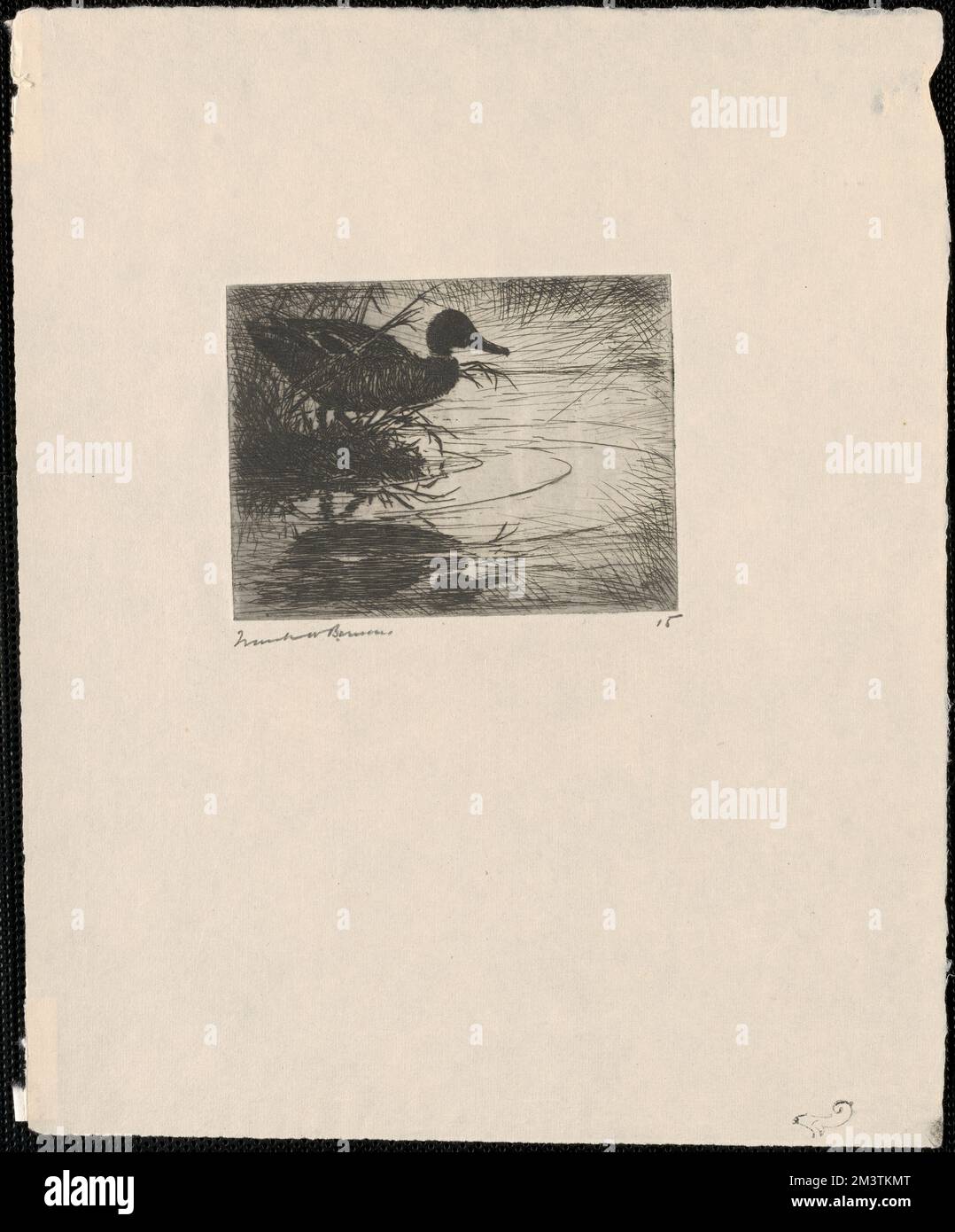 Silhouette , Ducks, Bodies of water. Frank W. Benson (1862-1951 ...