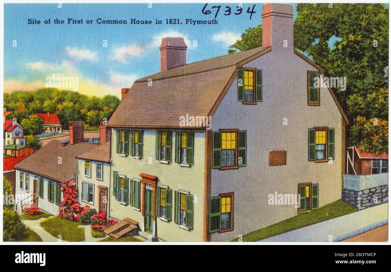 Pilgrims building houses plymouth hi-res stock photography and images ...