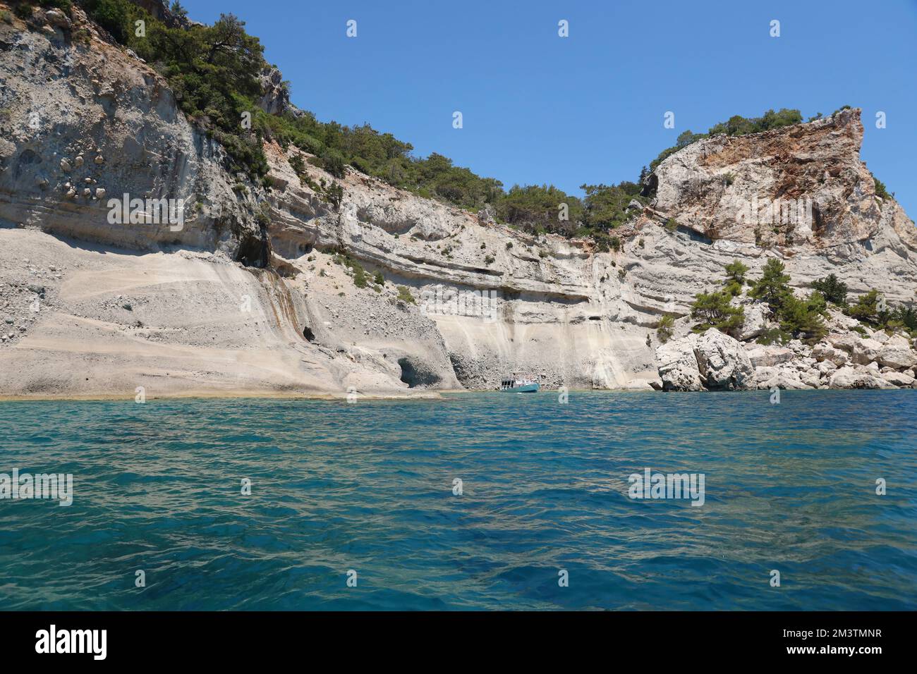 Travel in Turkey Aegean sea and rocks island landscape nature ...