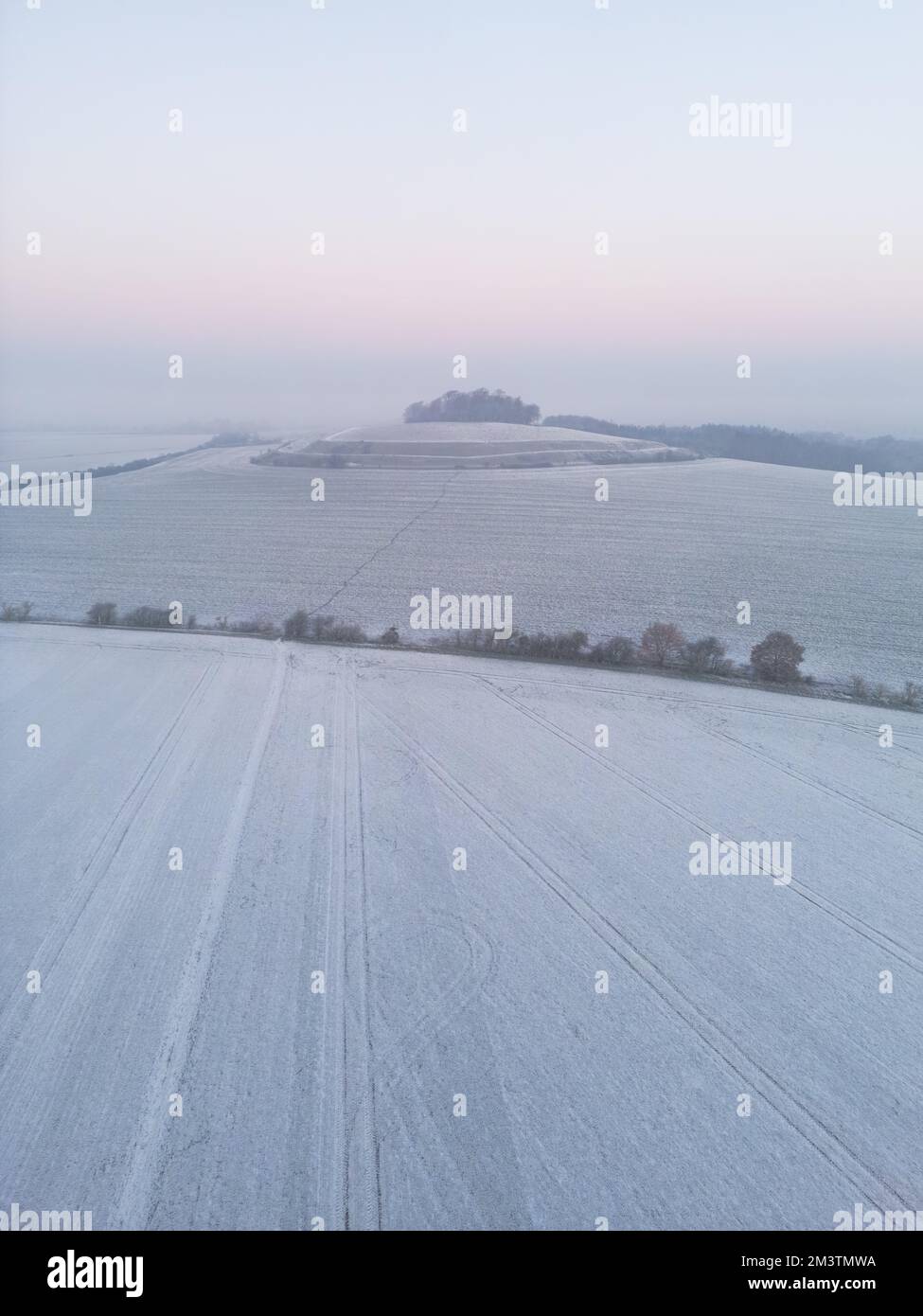Wittenham clumps aerial hi-res stock photography and images - Alamy