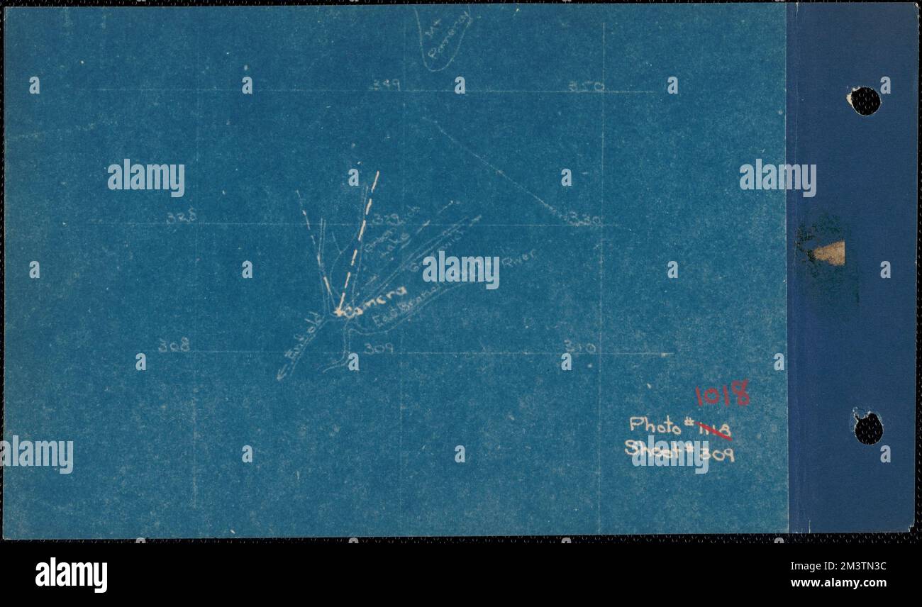 Sketch showing camera location and direction of view of Greenwich Lake ...