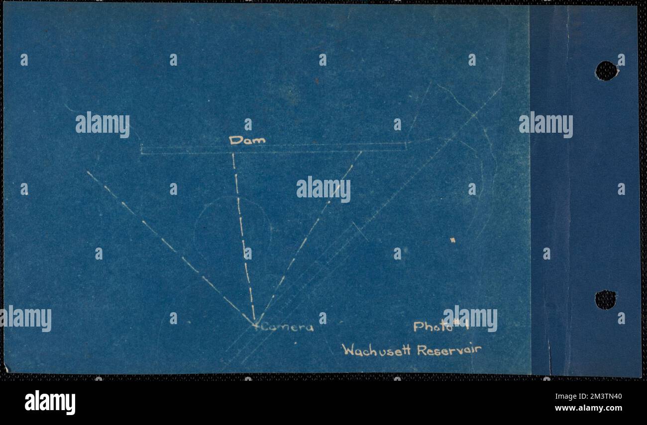 Sketch showing camera position and angle for landscape below Wachusett ...