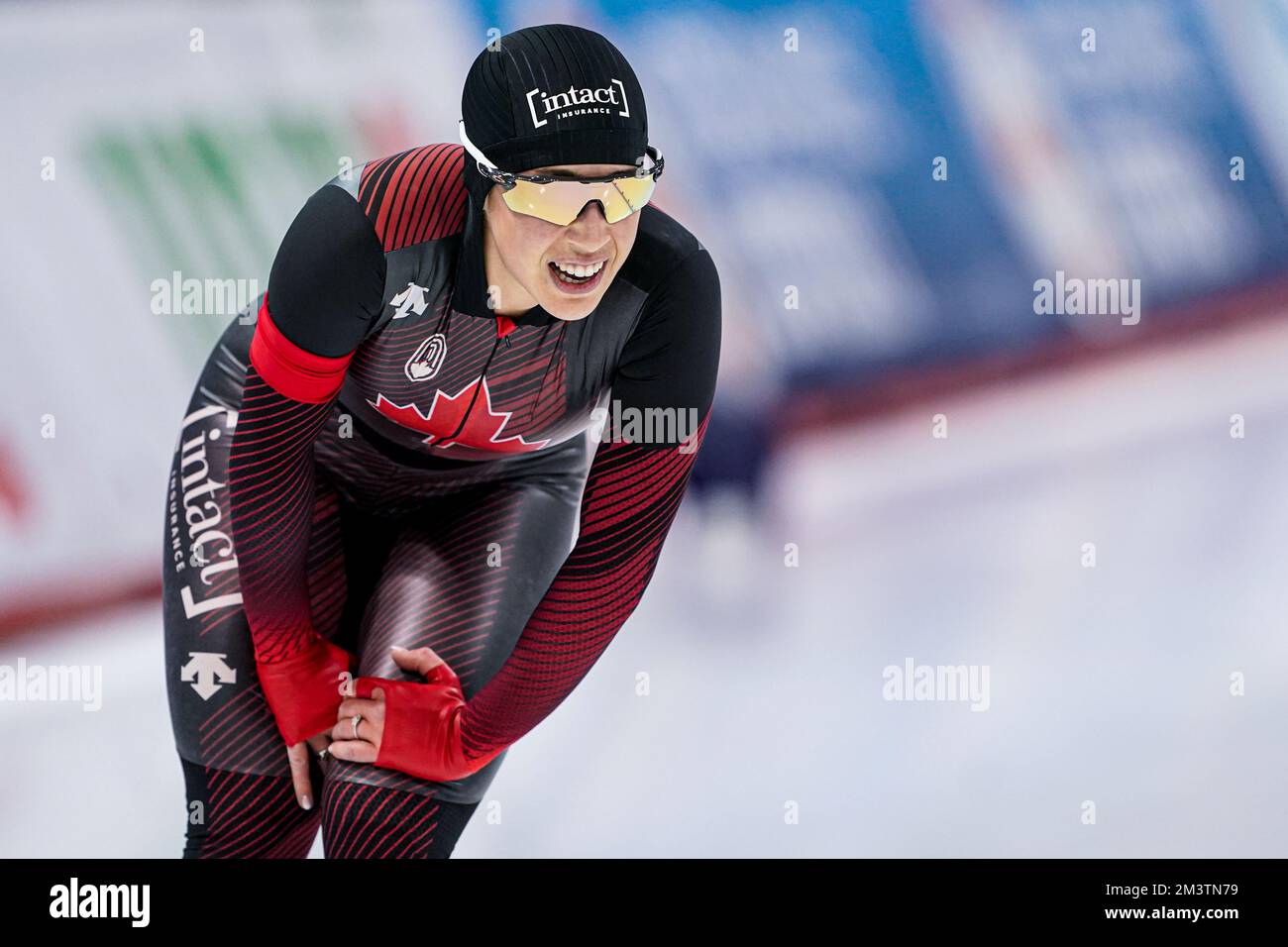 CALGARY, CANADA - DECEMBER 16: Valerie Maltais of Canada competing on ...