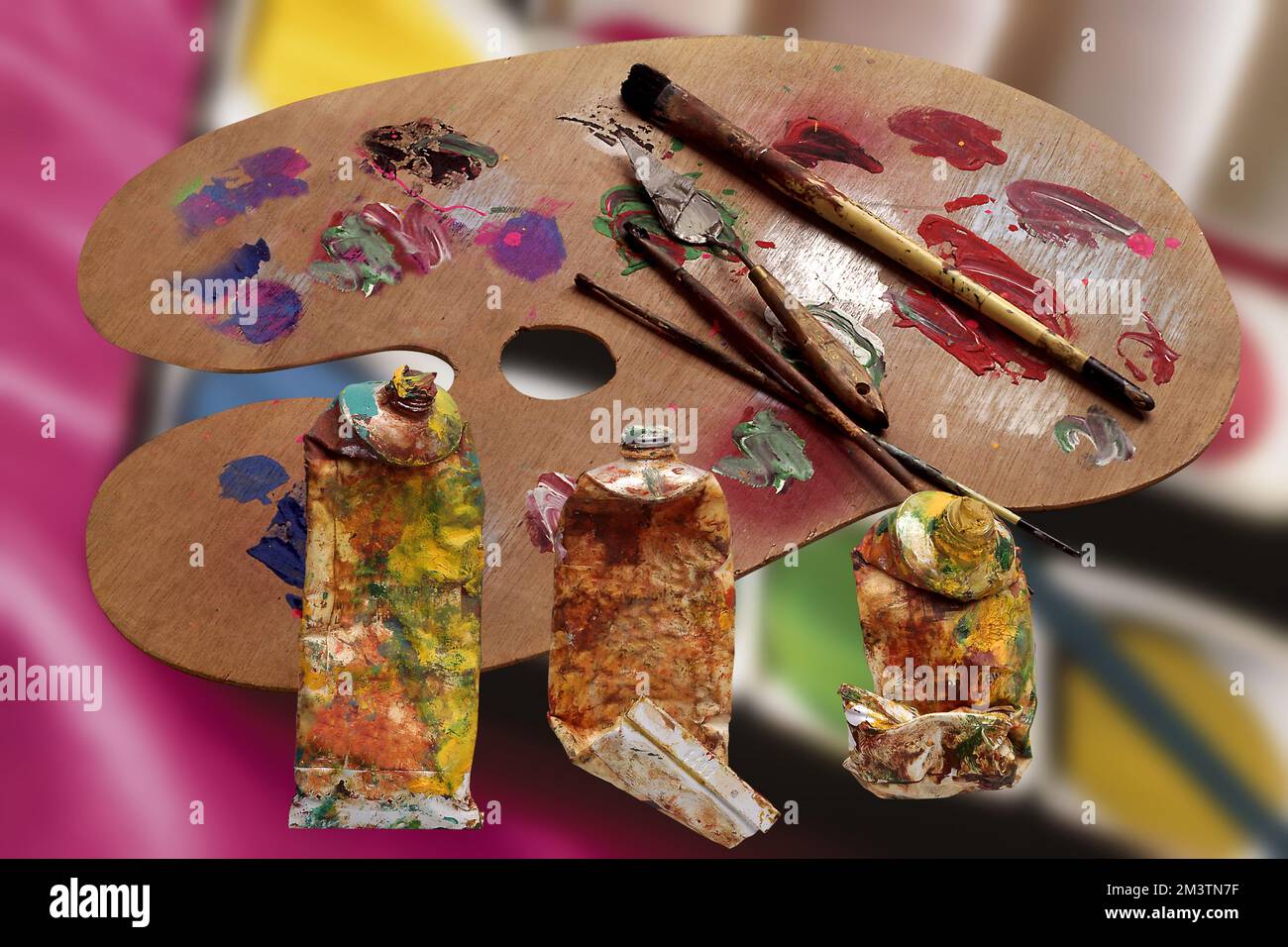 Professional artist paint brushes hi-res stock photography and images ...