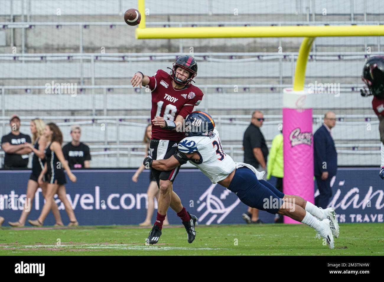 Orlando, Florida, USA, December 16, 2022, Troy Trojans Quaterback ...