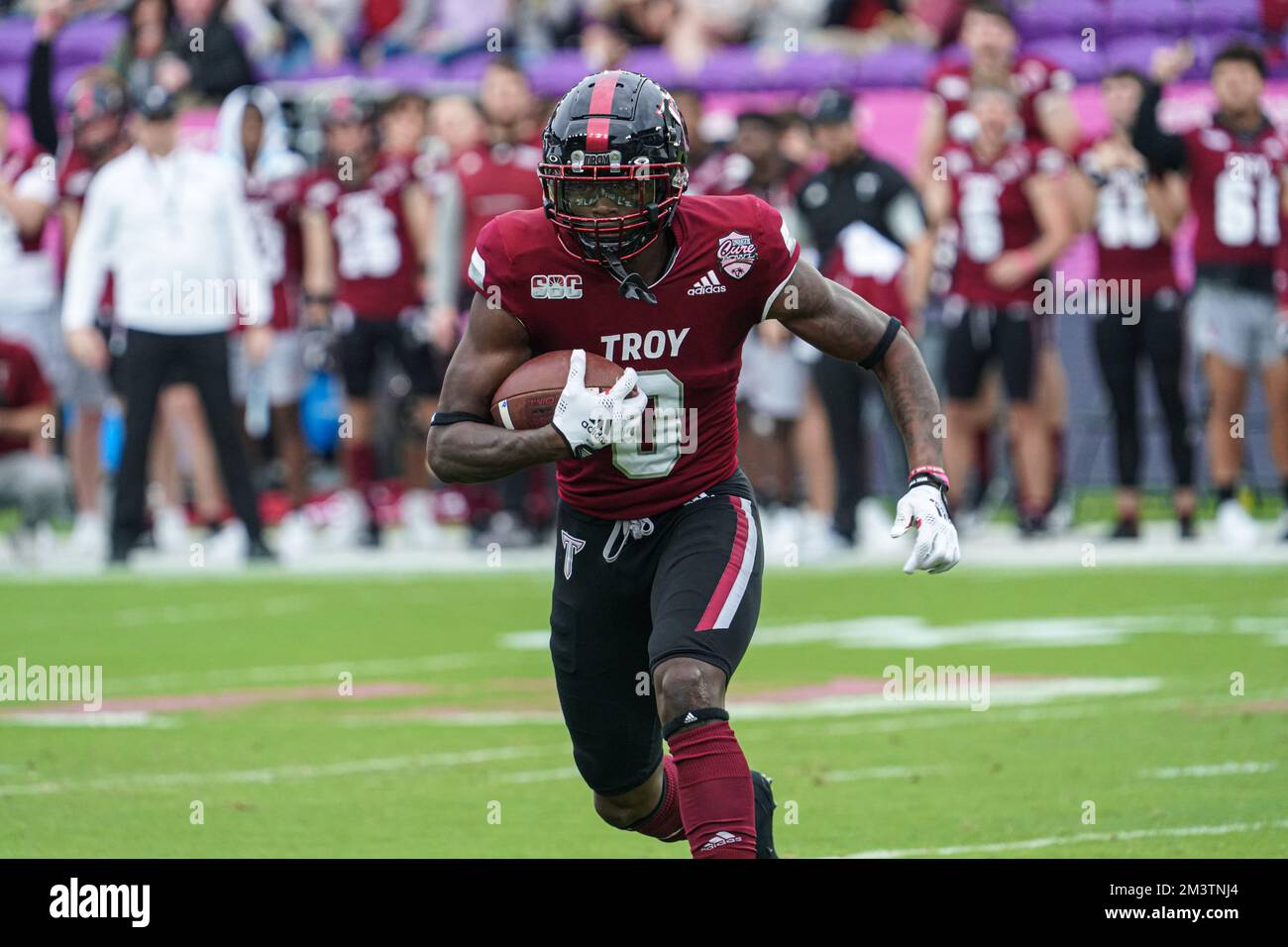 Orlando, Florida, USA, December 16, 2022, Troy Trojans player Jamarcus ...