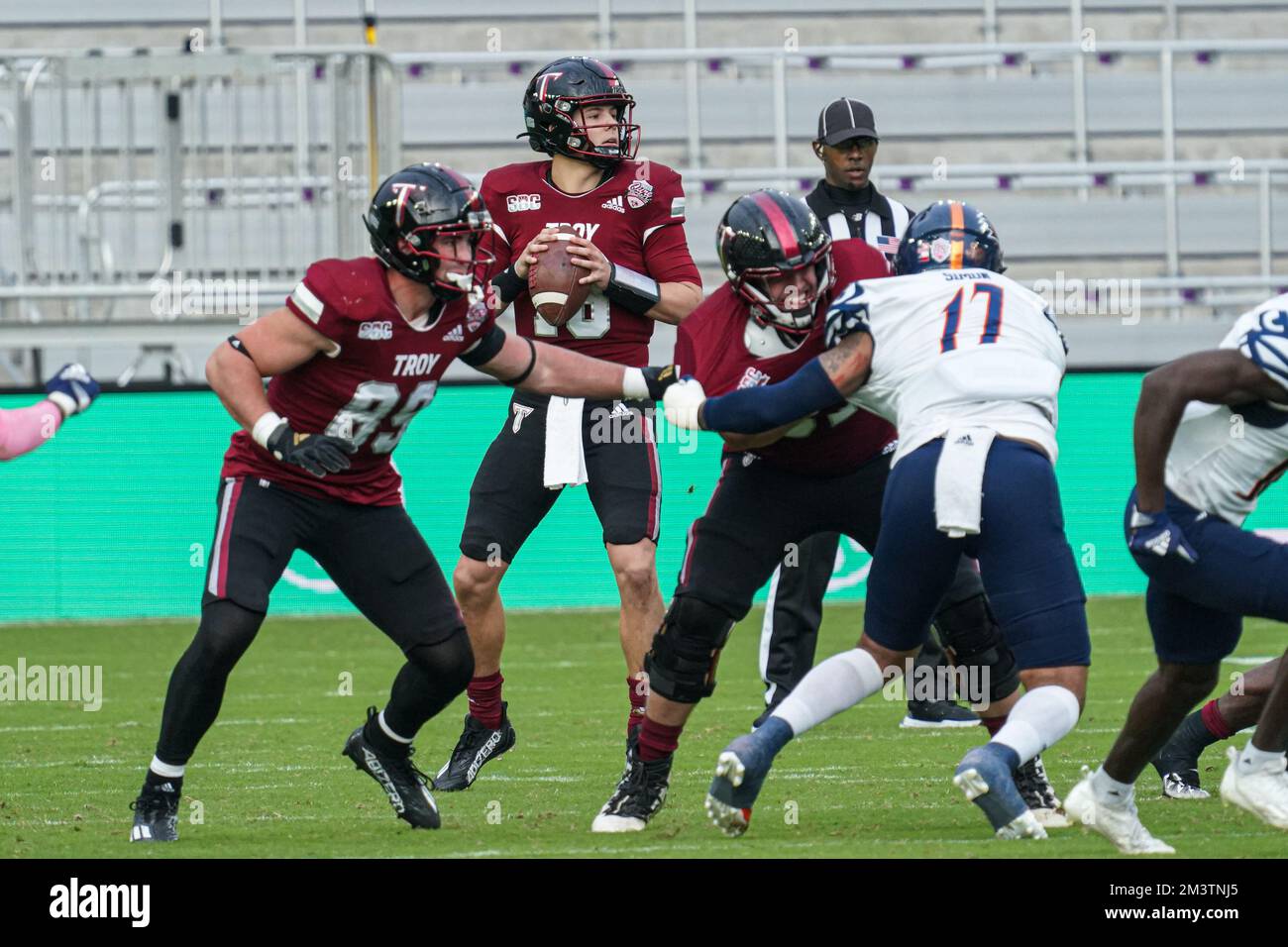 Orlando, Florida, USA, December 16, 2022, Troy Trojans Quaterback ...