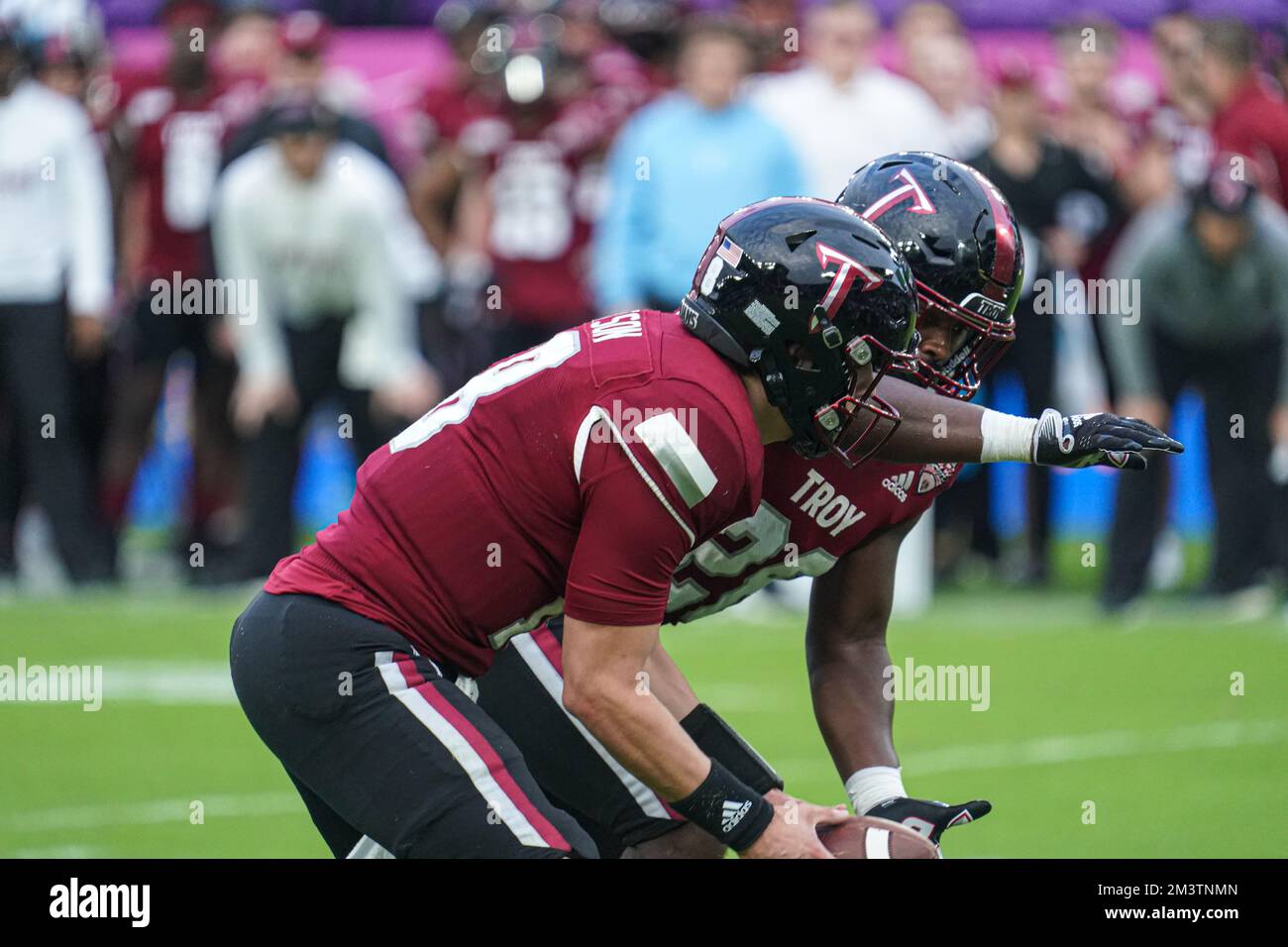 Orlando, Florida, USA, December 16, 2022, Troy Trojans Quaterback ...