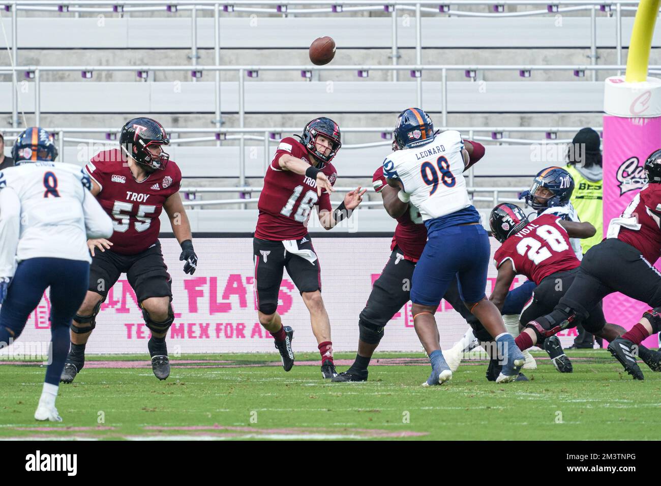 Orlando, Florida, USA, December 16, 2022, Troy Trojans Quaterback ...