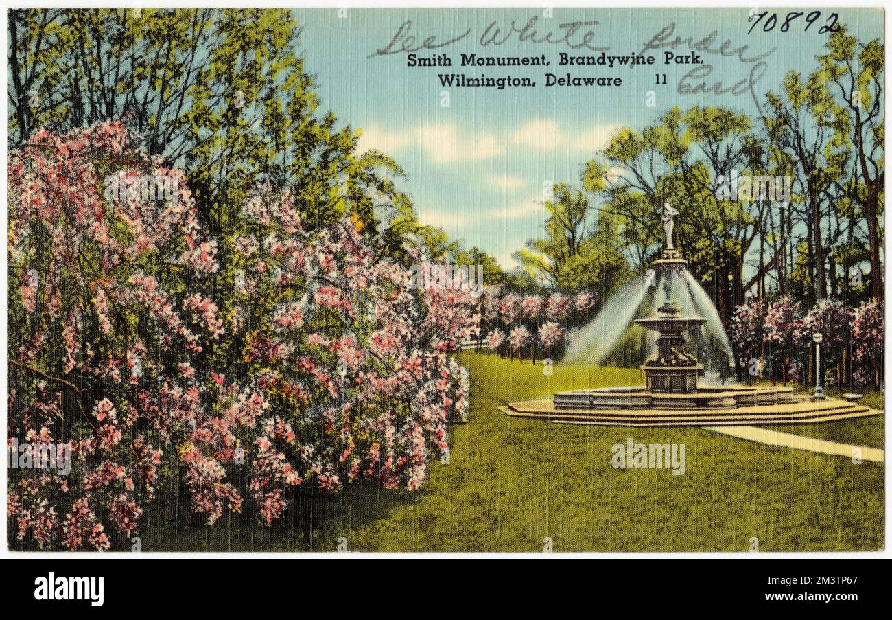 Smith Monument, Brandywine Park, Wilmington, Delaware , Monuments ...