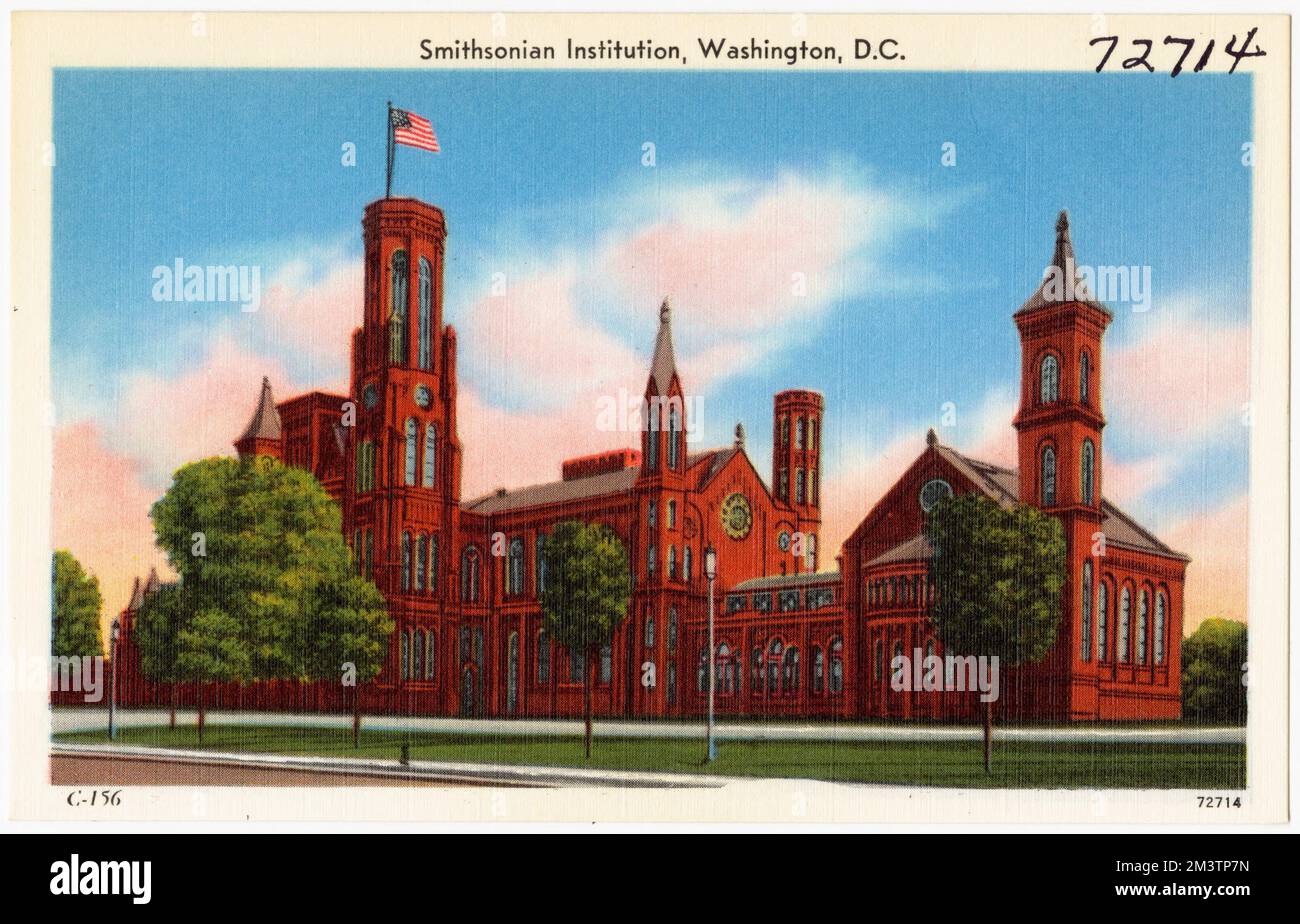 Smithsonian Institution, Washington, D. C. , Galleries & museums, Tichnor Brothers Collection ...