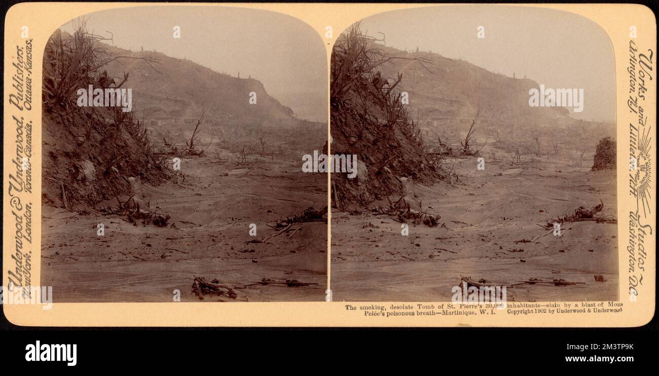 The smoking, desolate tomb of St. Pierre's 30,000 inhabitants - slain ...