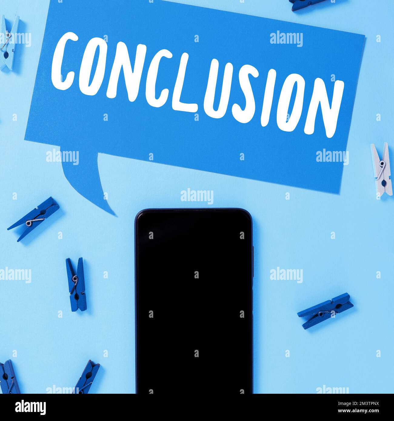 Text showing inspiration Conclusion. Internet Concept Results analysis ...