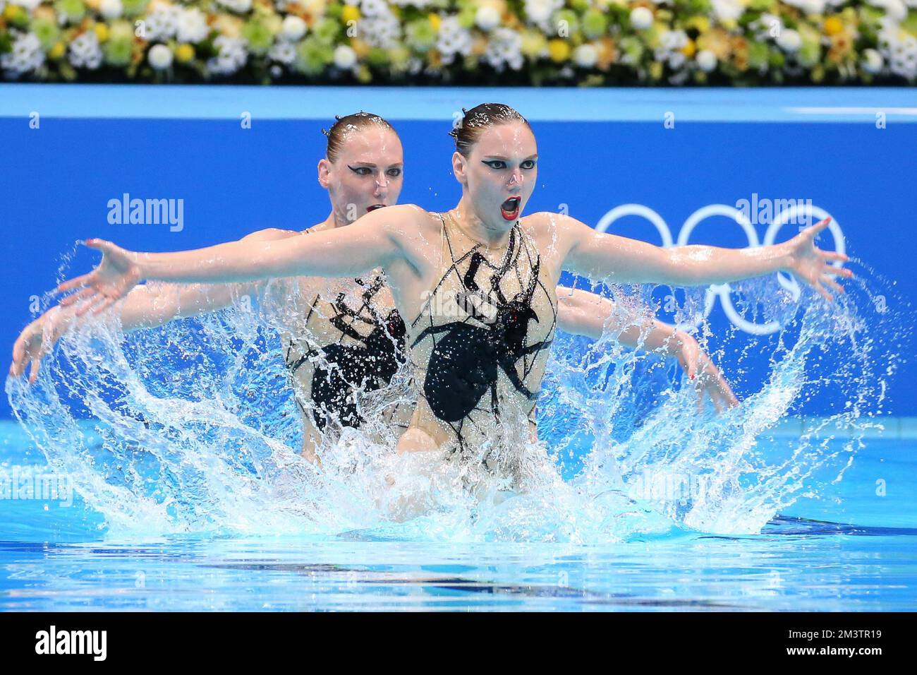 AUG 4, 2021 - TOKYO, JAPAN: Svetlana ROMASHINA and Svetlana ...