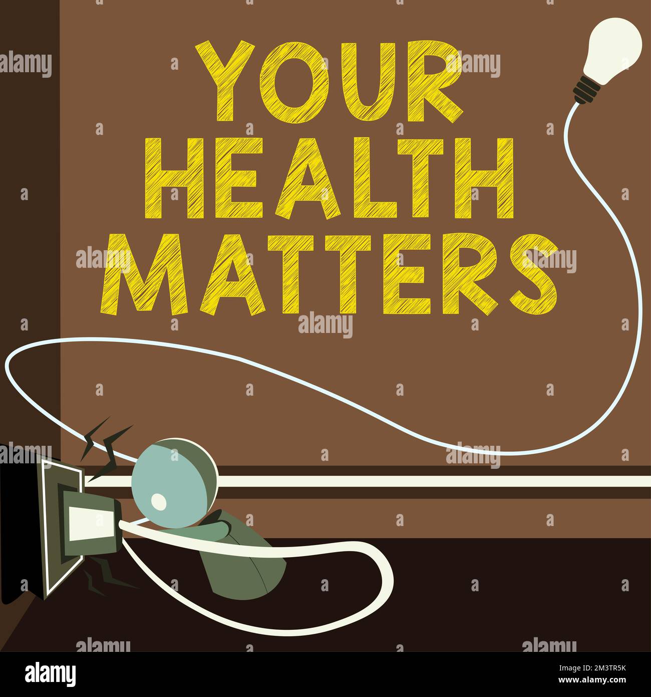 Conceptual caption Your Health Matters. Conceptual photo good health is ...
