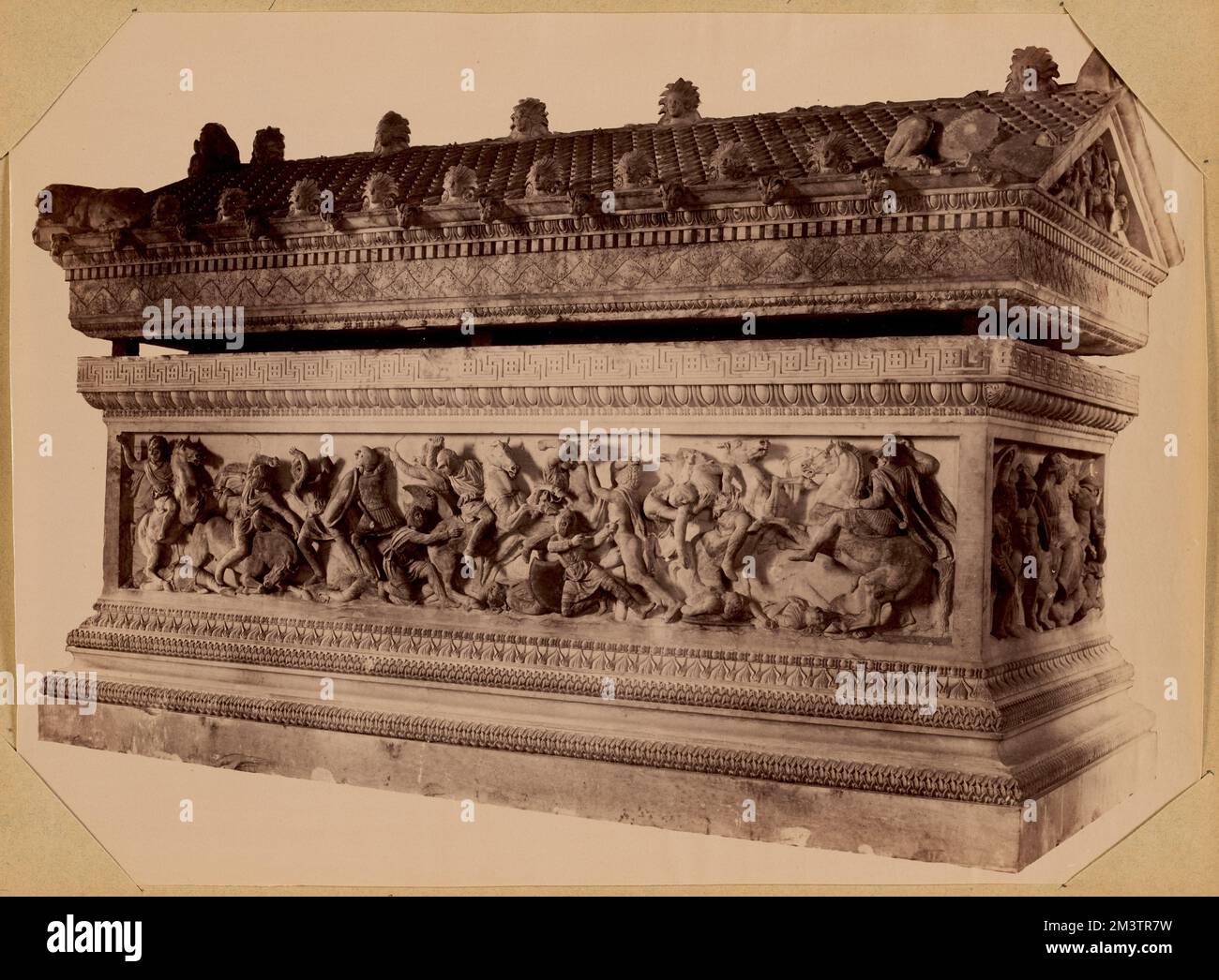 The so-called sarcophagus of Alexander, Imperial Ottoman Museum ...