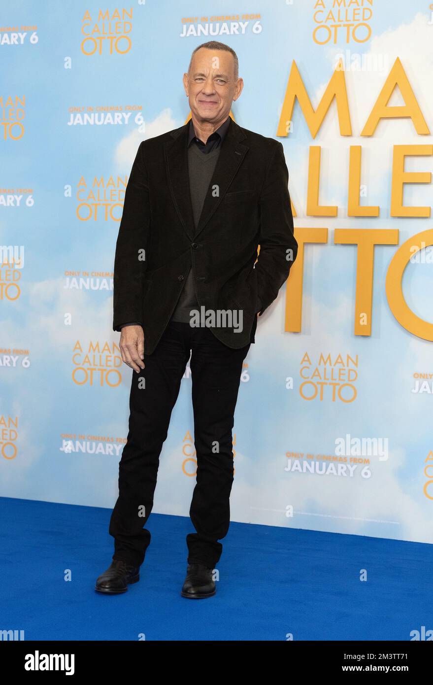 London, UK. 16 December, 2022. Tom Hanks attends A Man Called Otto ...