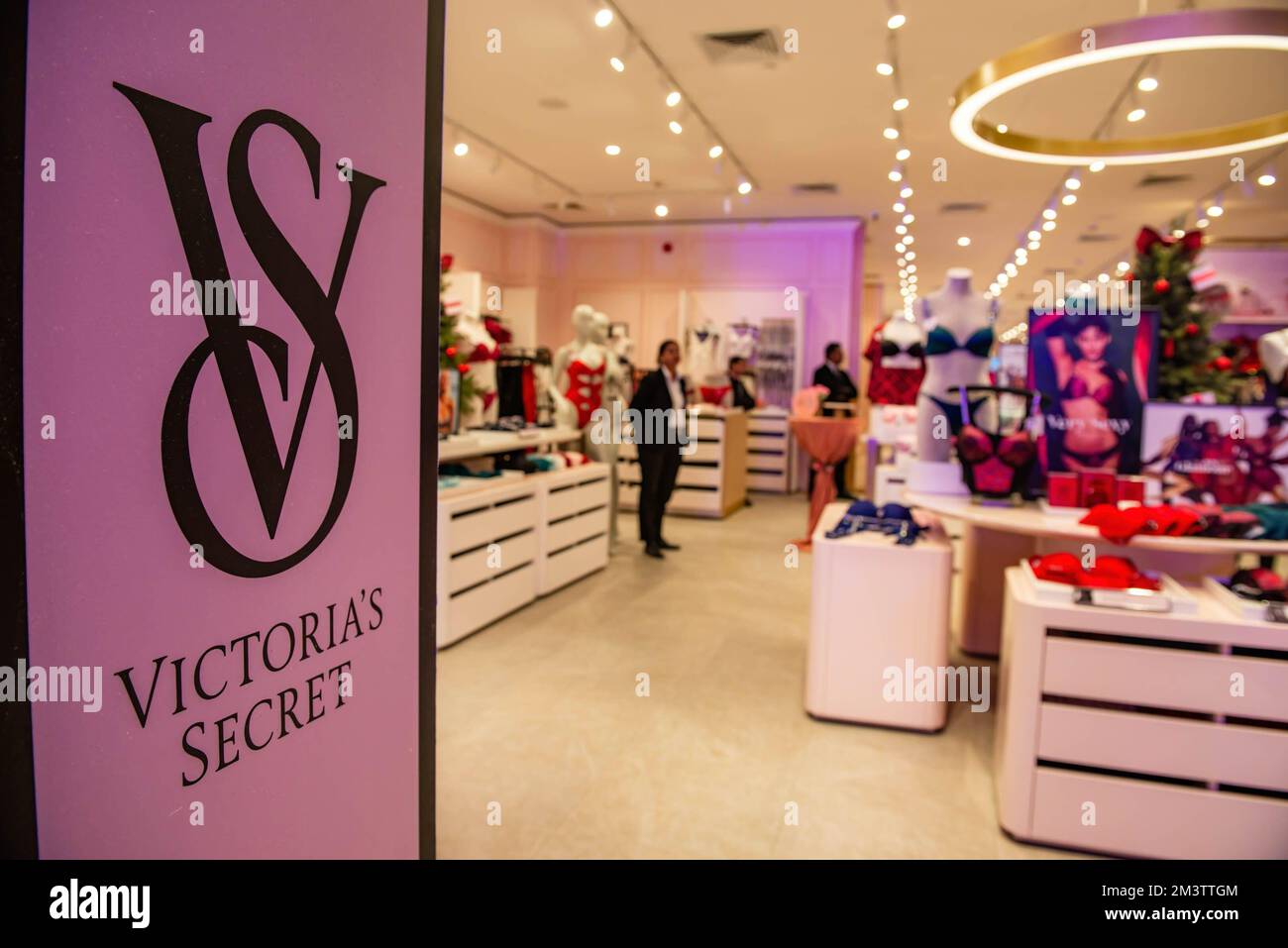 New Delhi, India. 16th Dec, 2022. Newly opened Victoria's Secret first ...