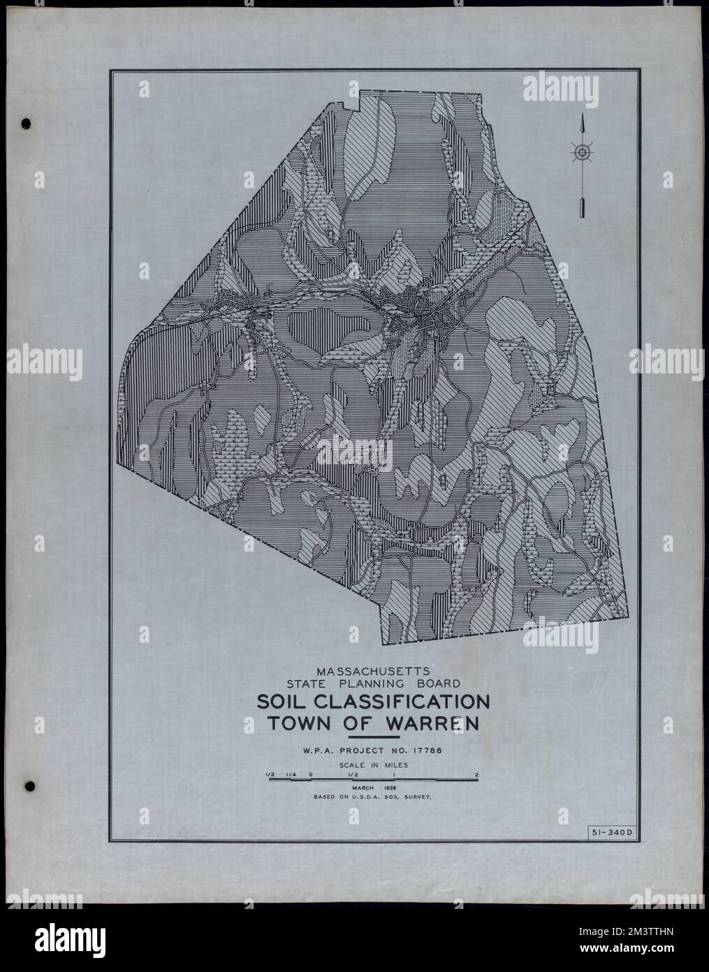 Soil Classification Town of Warren , Roads, Cities and towns, Land use ...