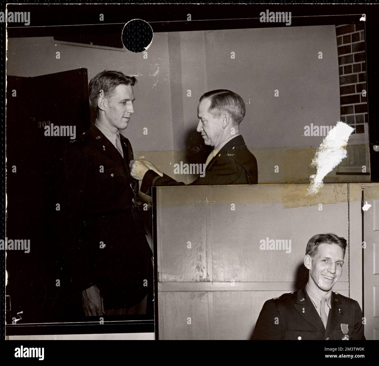 Soldier receiving medal , Soldiers, Military decorations, Watertown ...