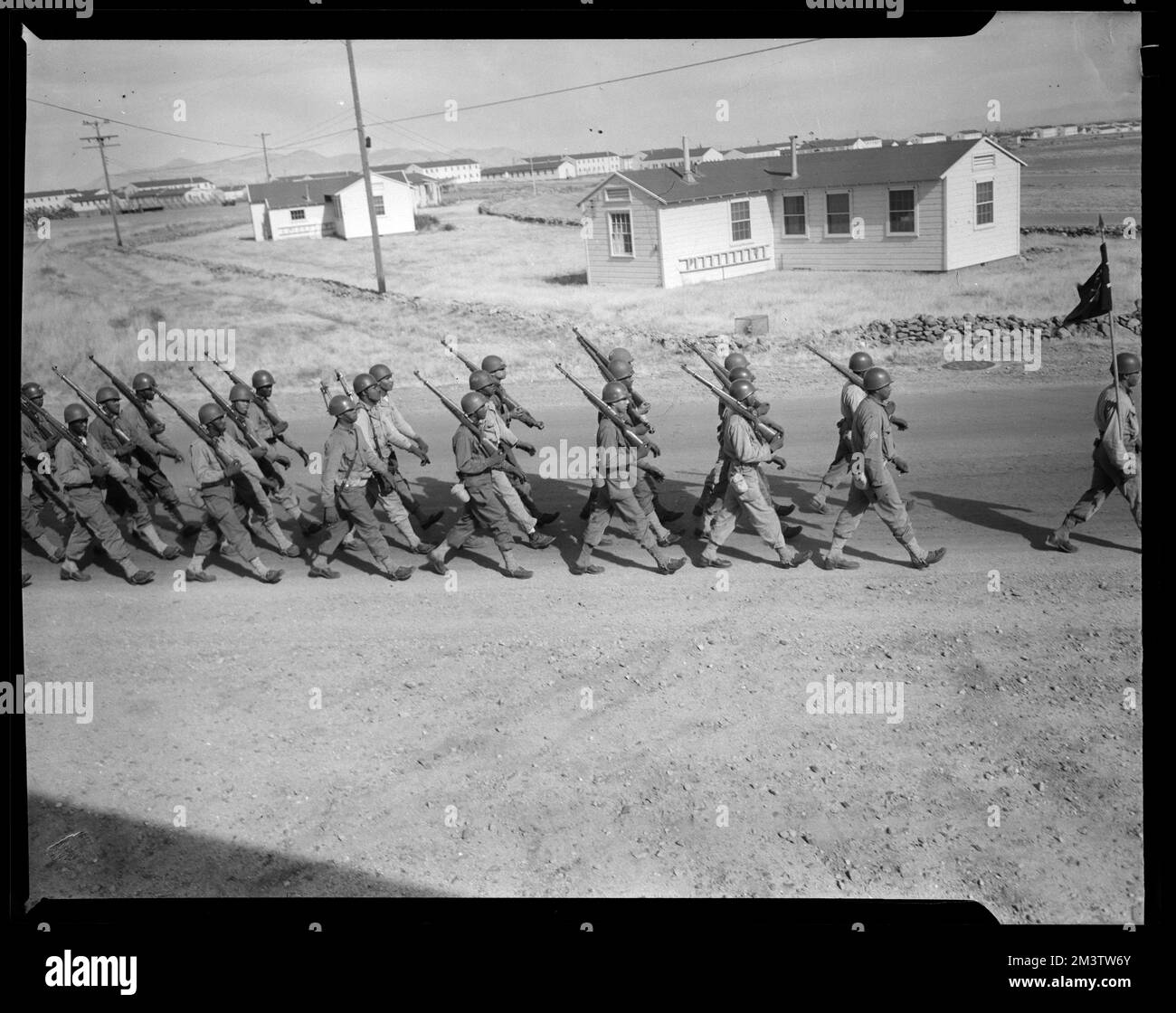 Soldiers marching in formation , Soldiers, Marching. Jack Miller ...