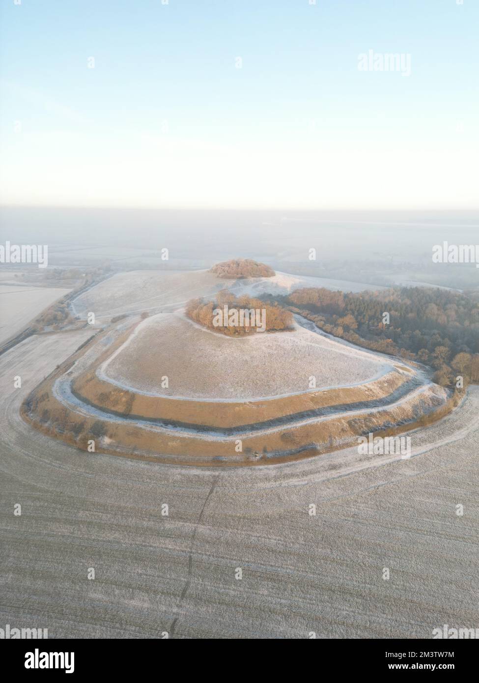 Wittenham clumps aerial hi-res stock photography and images - Alamy