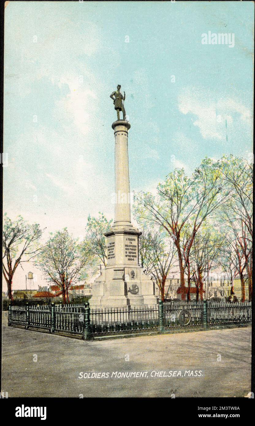 Soldiers Monument, Chelsea, Mass. , Monuments & memorials. Chelsea ...