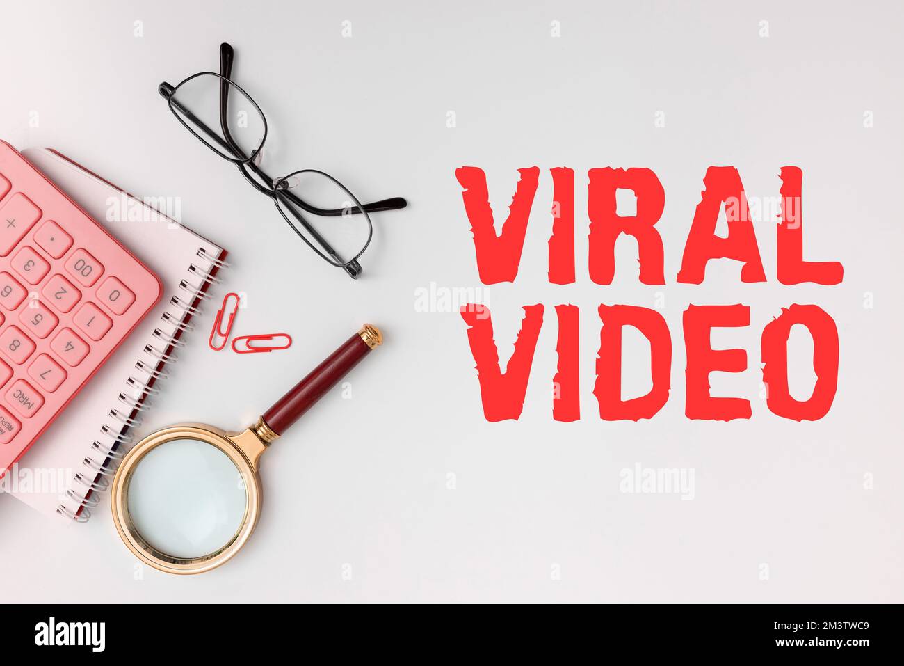 Sign displaying Viral Video. Business showcase the video that becomes ...