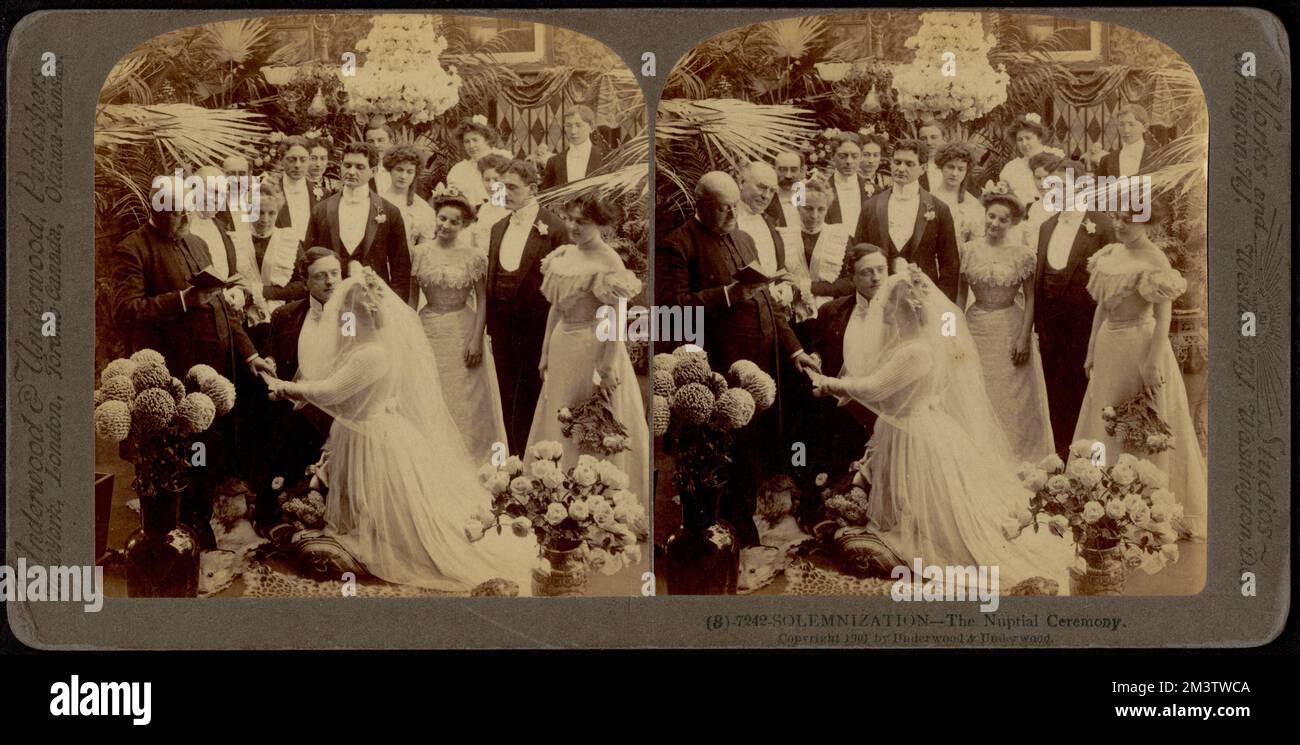 Solemnization - the nuptial ceremony , Weddings, Marriage Stock Photo ...
