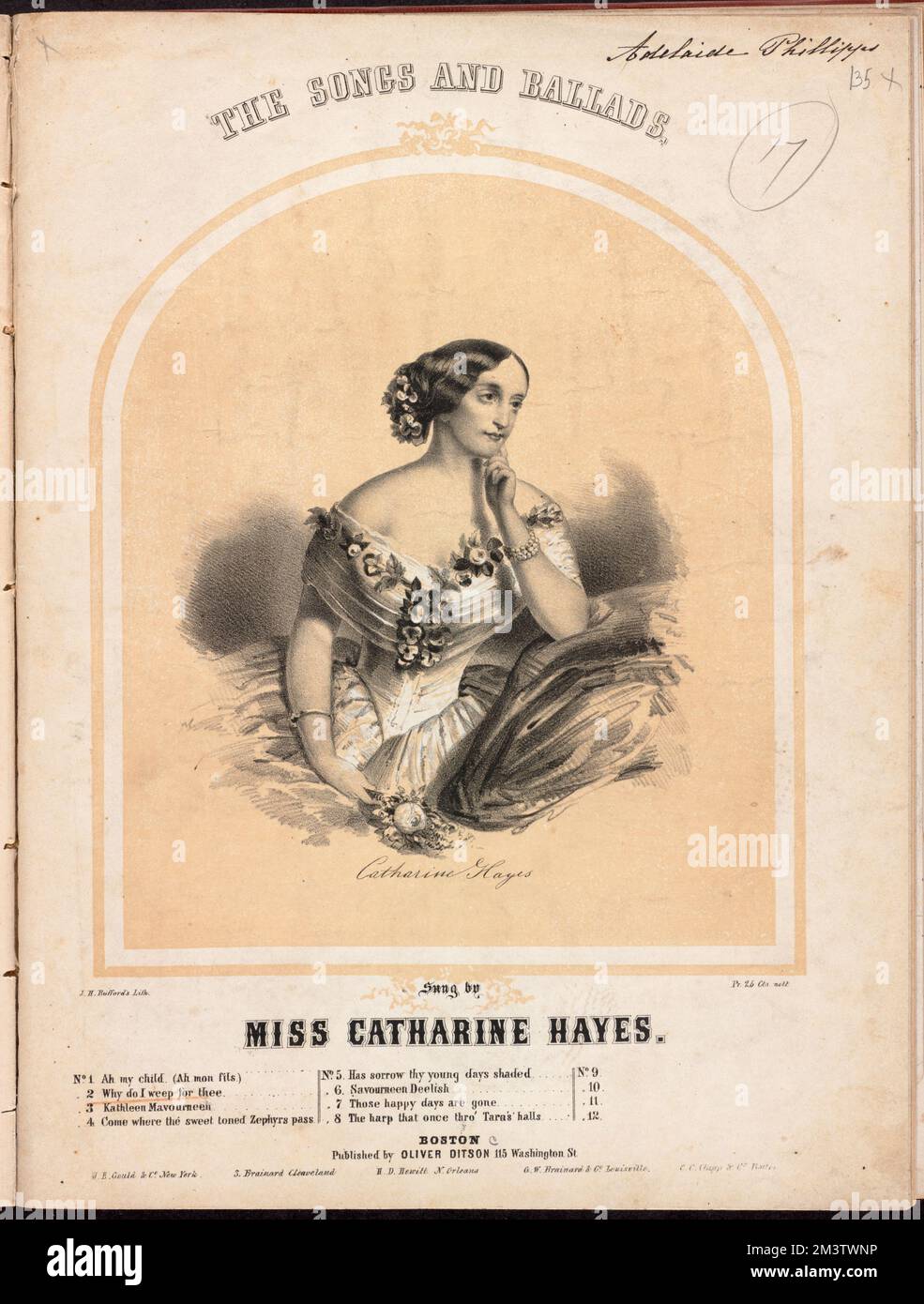 The songs and ballads, sung by Miss Catherine Hayes , Hayes, Catherine ...