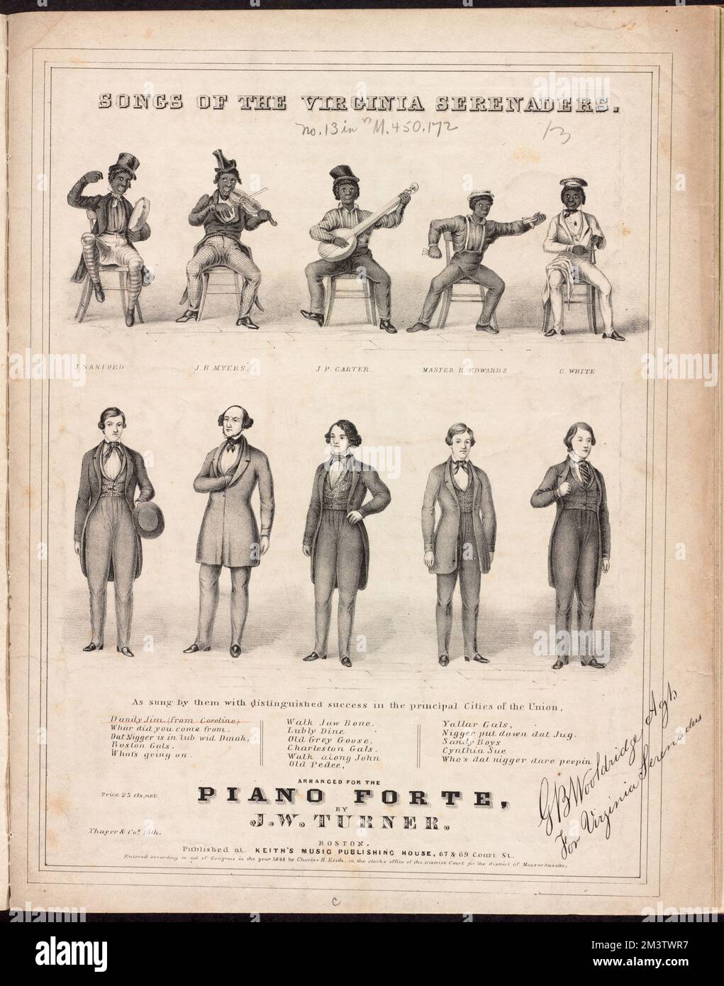 Songs of the Virginia Serenaders Stock Photo - Alamy