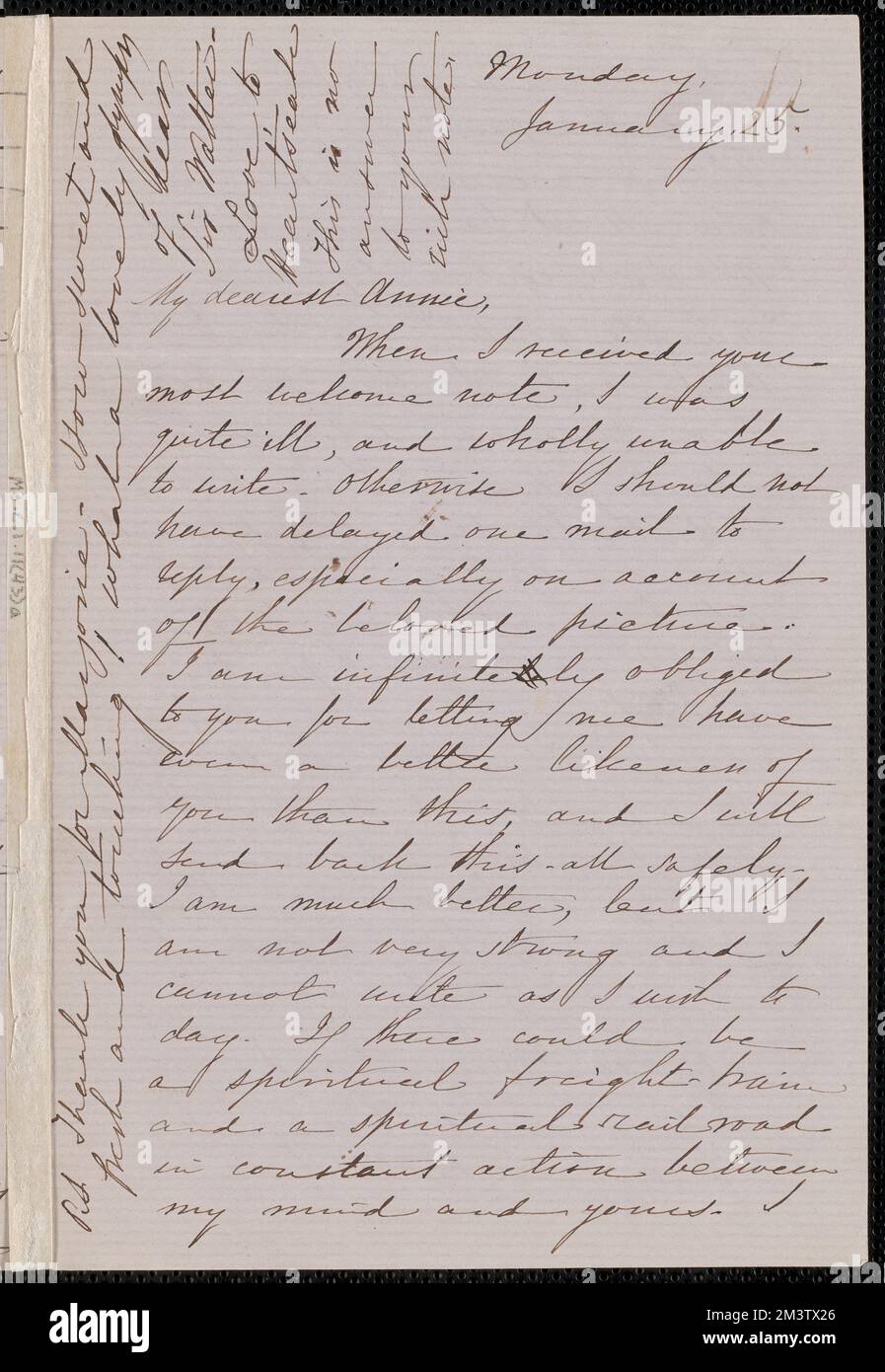 Sophia Hawthorne autograph letter signed to Annie Adams Fields ...