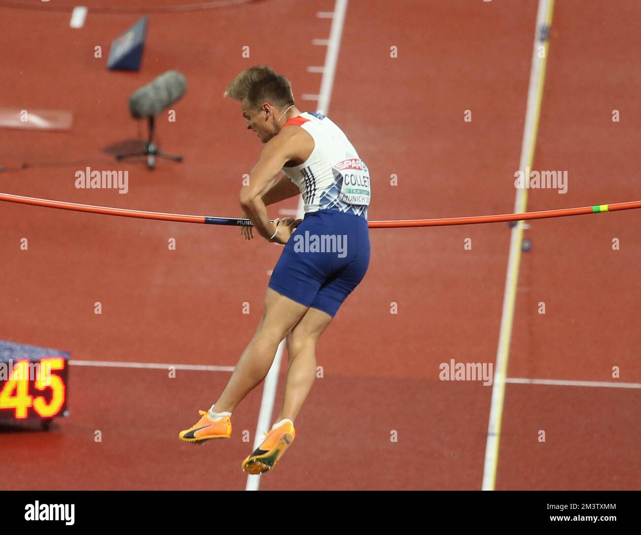 COLLET Thibaut of France MEN'S POLE VAULT FINAL during the European ...