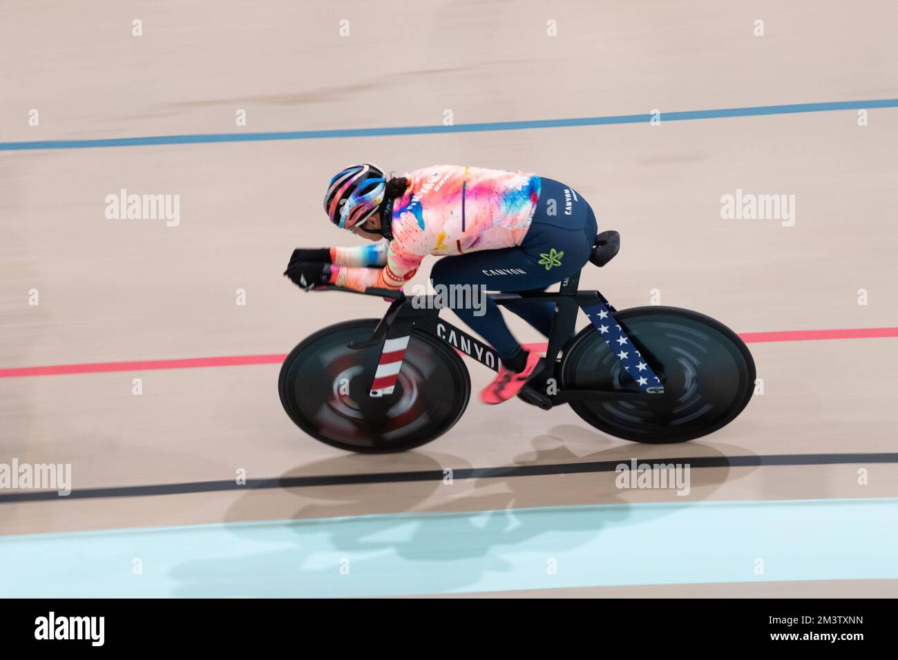 Individual pursuit World champion Chloe Dygert training on her new ...