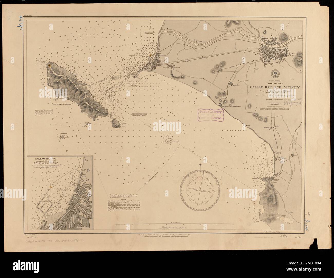 South America, coast of Peru, Callao Bay and vicinity : from a British ...