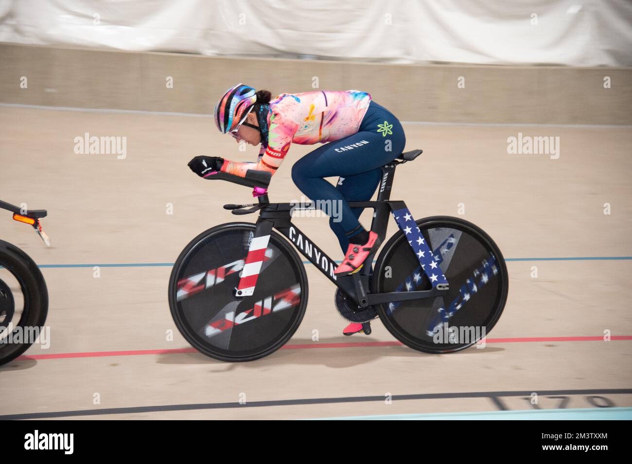 Individual pursuit World champion Chloe Dygert training on her new ...