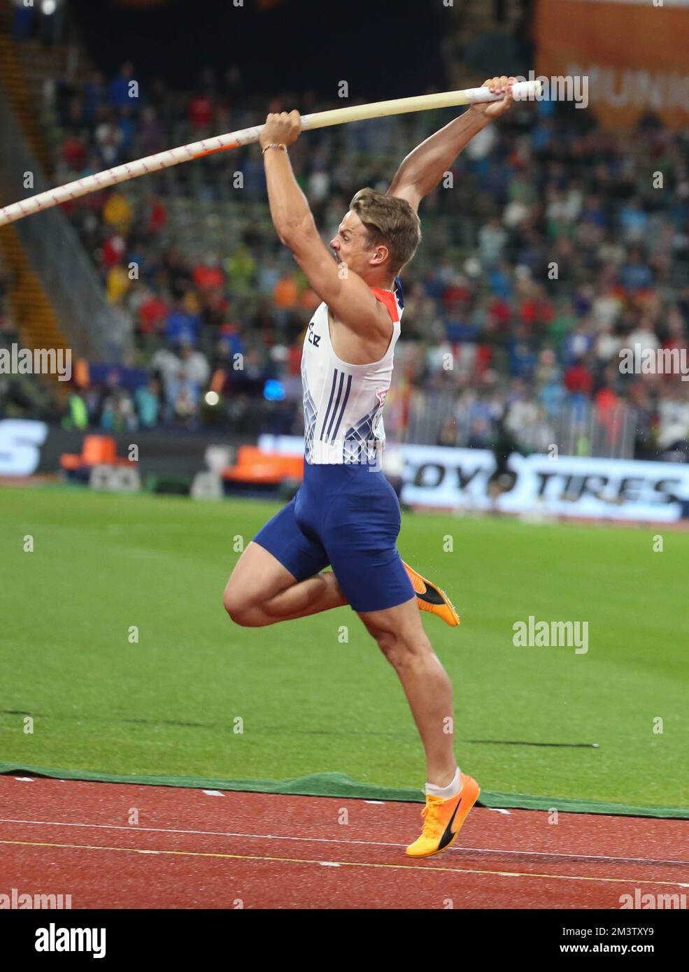 COLLET Thibaut of France MEN'S POLE VAULT FINAL during the European ...