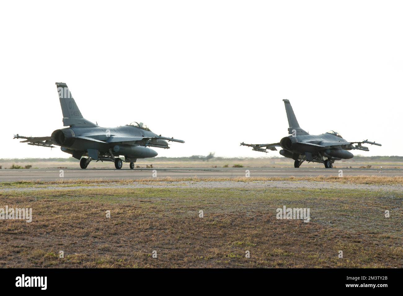 U.S. Air Force F-16 Fighting Falcons from the 422nd Test and Evaluation ...