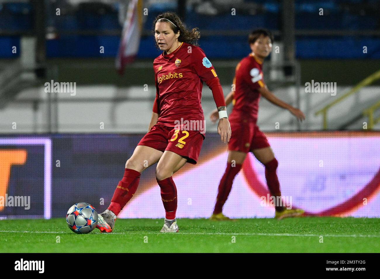 Elena Linari of AS Roma during Champions League Women 2022 2023 Match ...