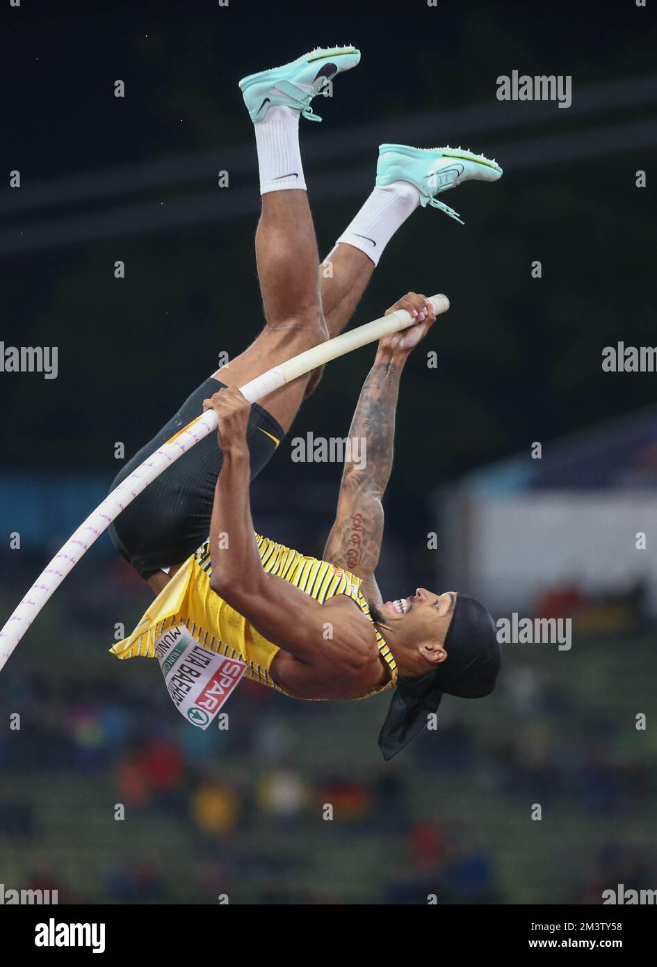 LITA BAEHRE Bo Kanda of Germany MEN'S POLE VAULT FINAL during the ...