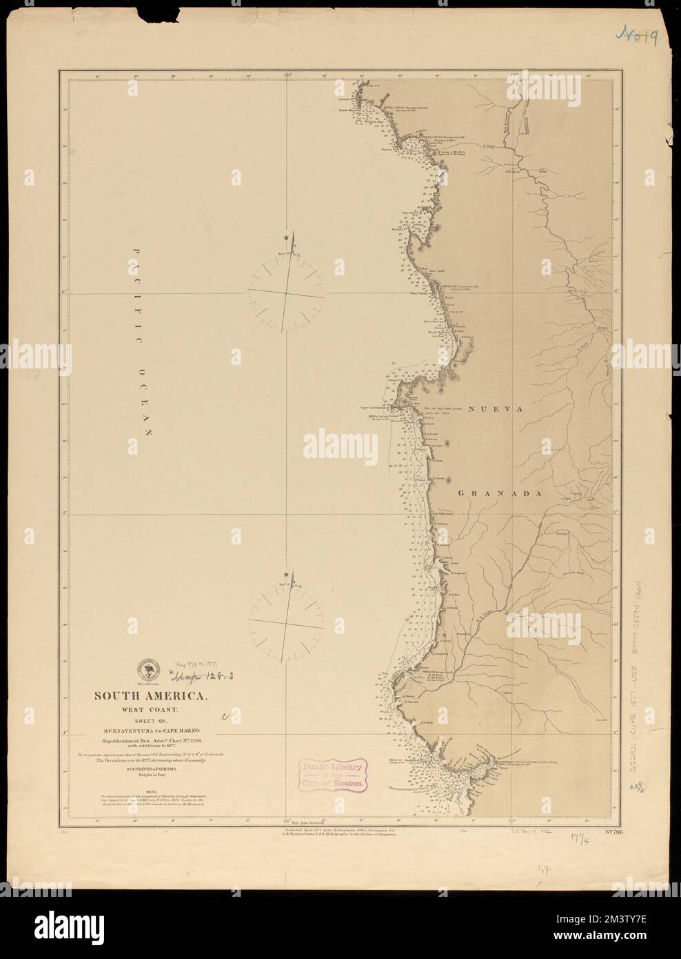 South America, west coast, sheet 19, Buenaventura to Cape Marzo ...