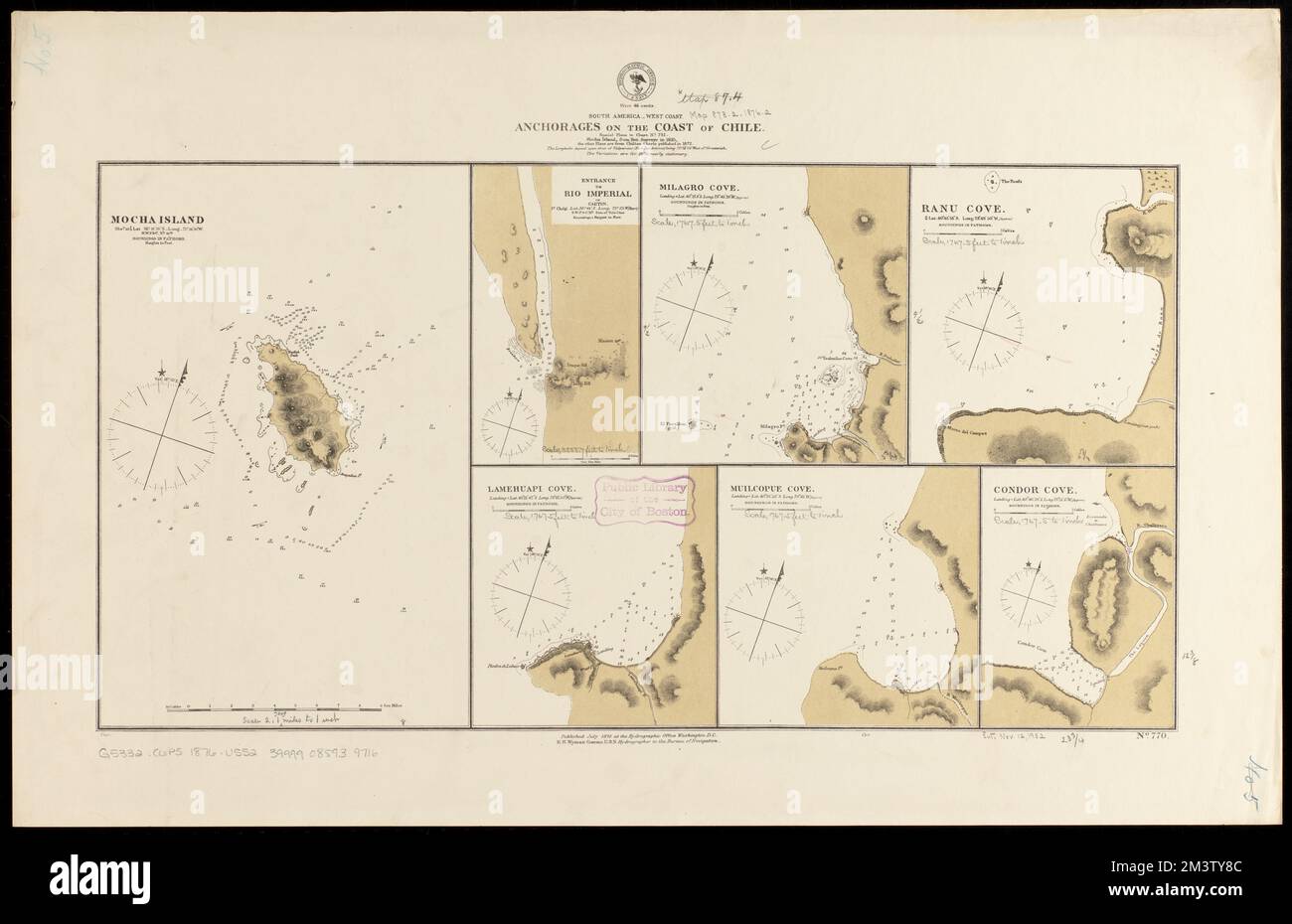 South America--west coast, anchorages on the coast of Chile : special ...