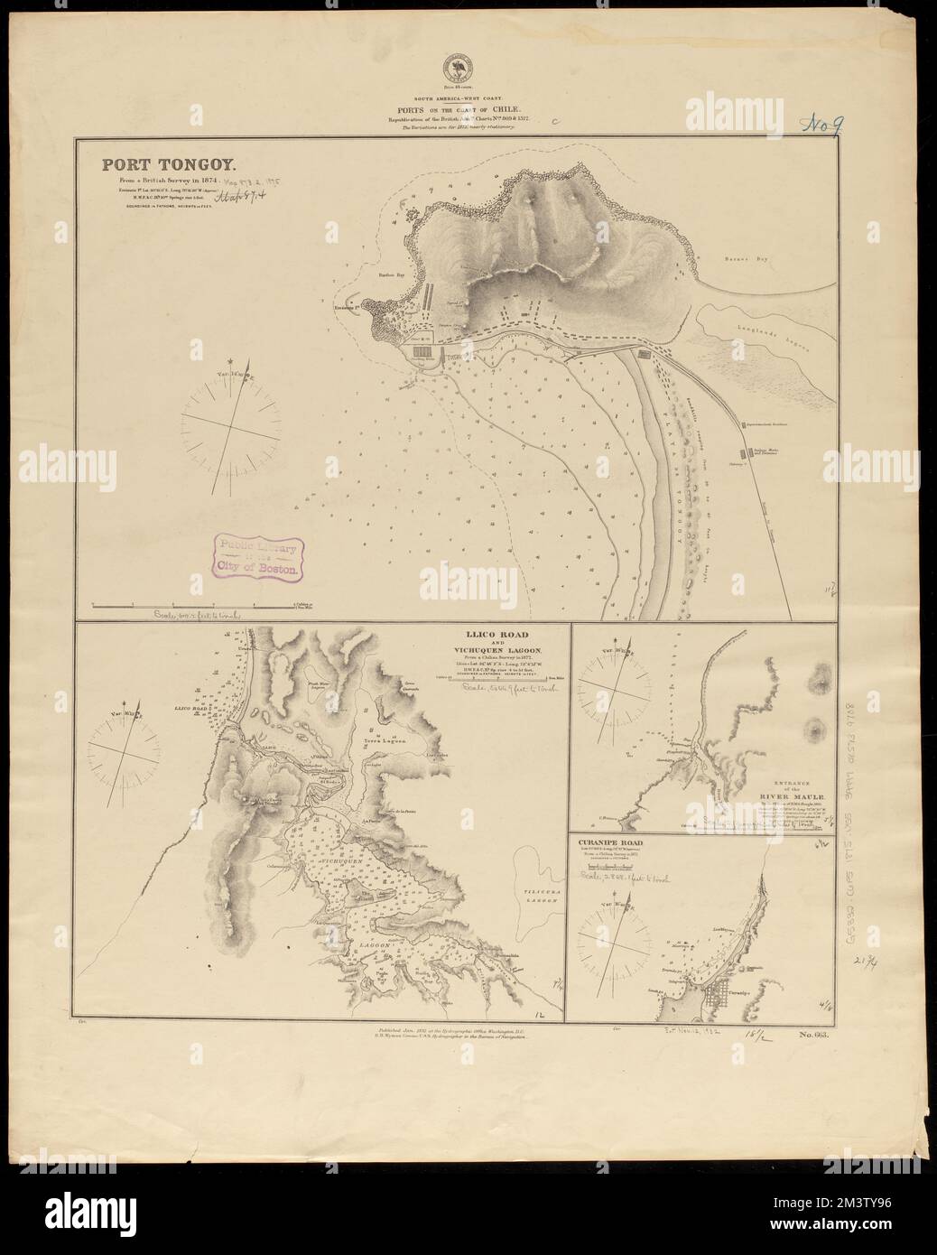 South America--west coast, ports on the coast of Chile : republication ...