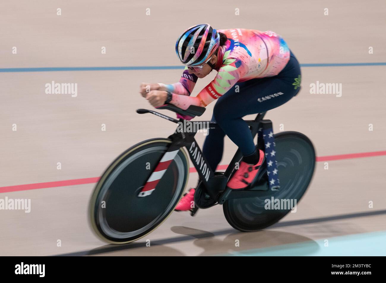Individual pursuit World champion Chloe Dygert training on her new ...
